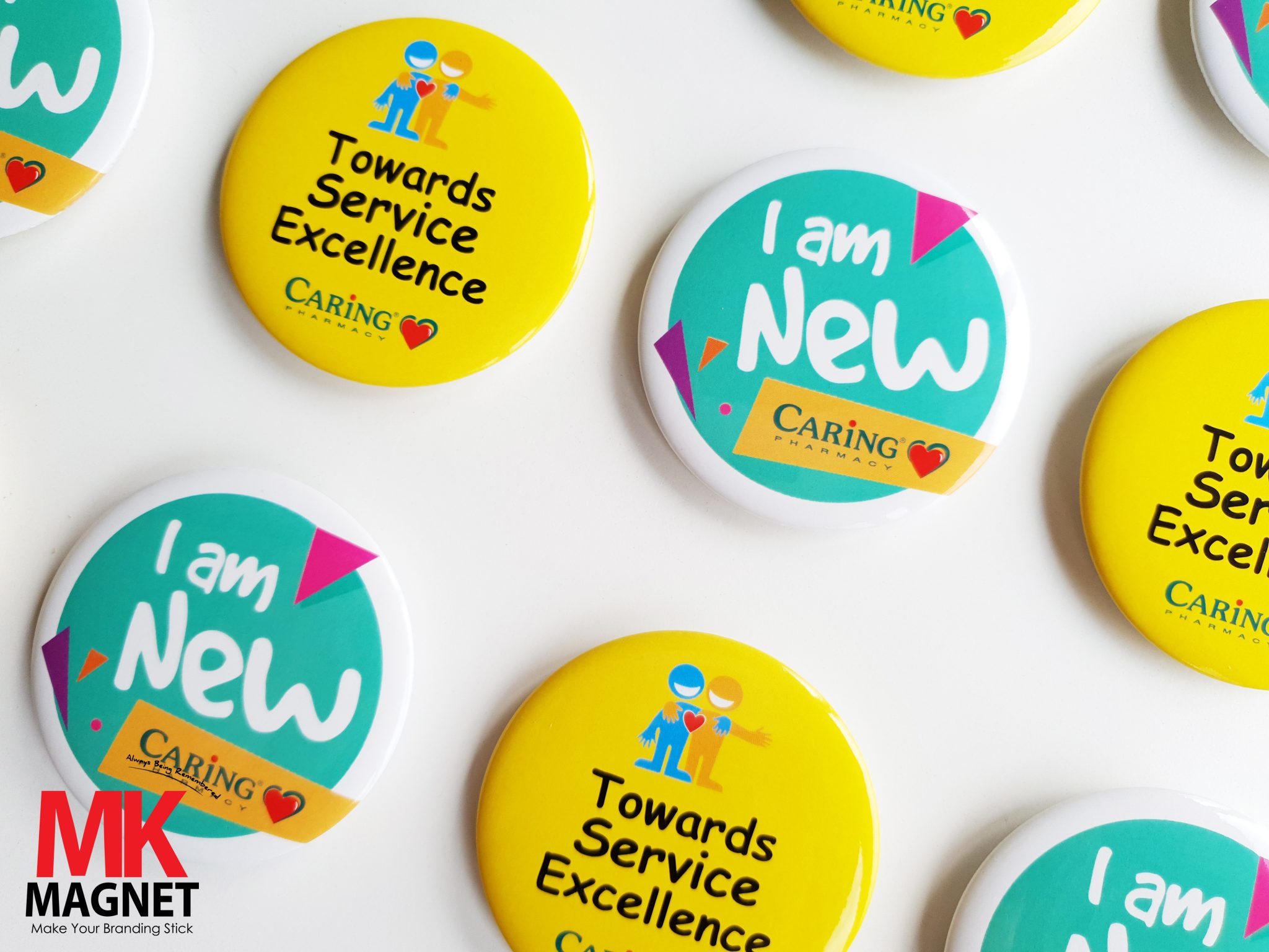 Button Badges - MK Magnet Supply