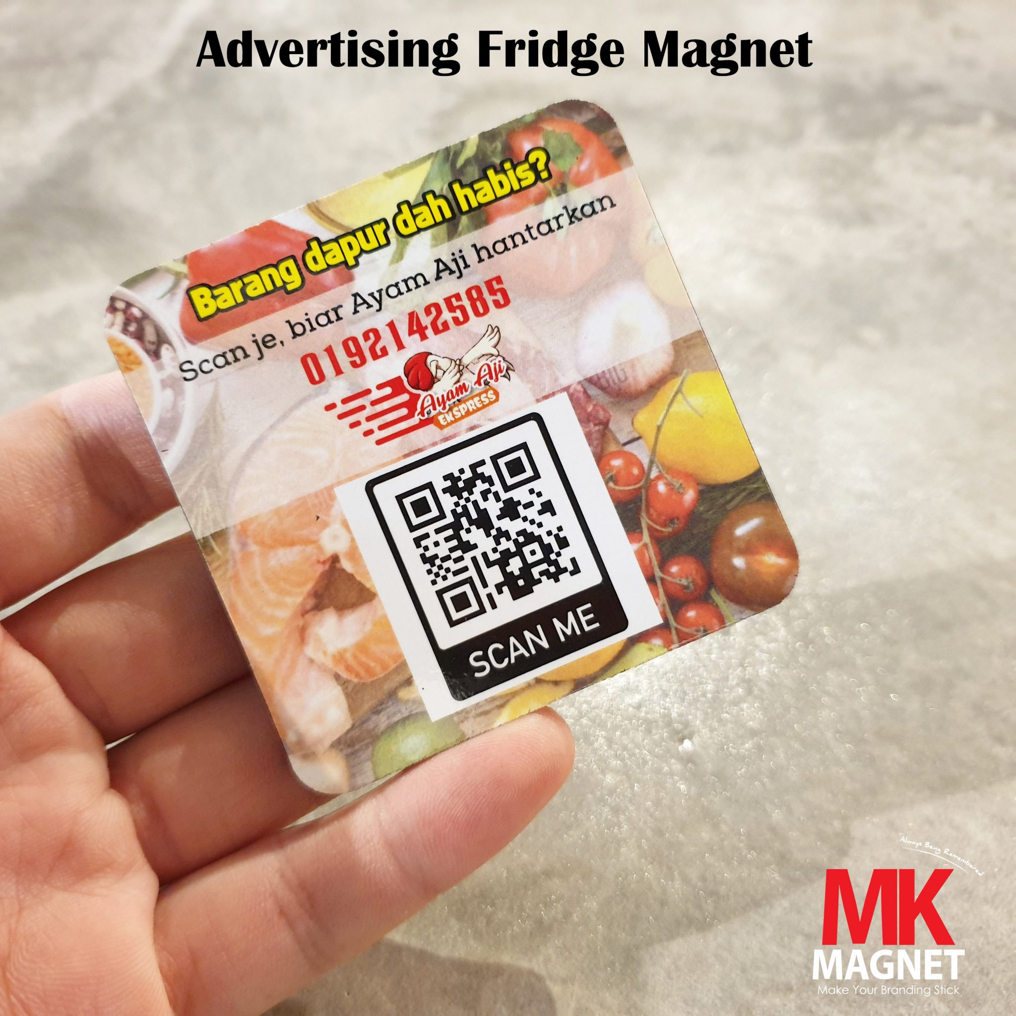 Custom Fridge Magnet - MK Magnet Supply